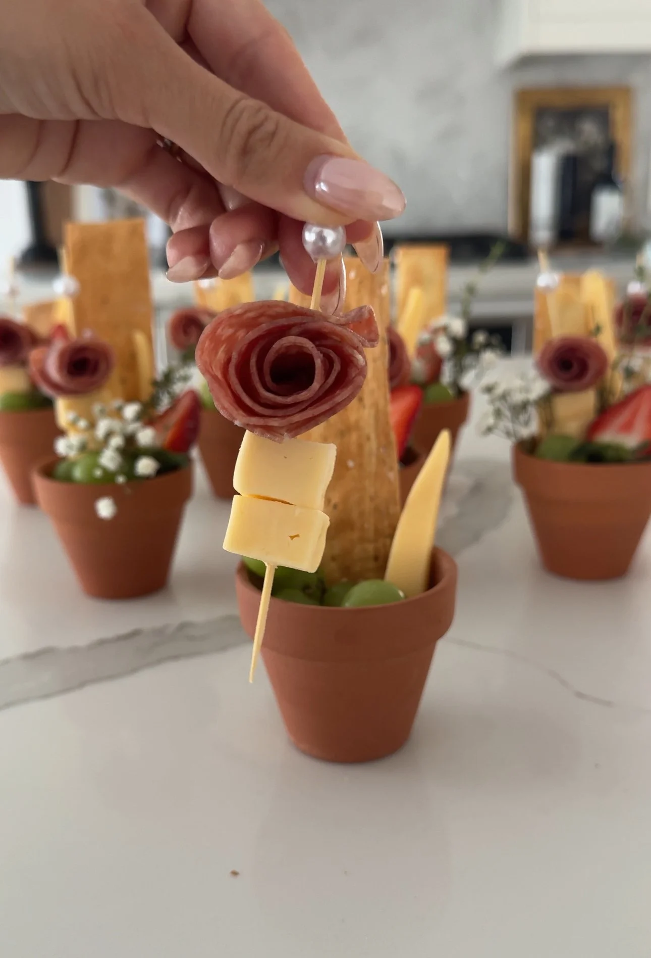 Flower Pot Charcuterie Cups — ConVino Board