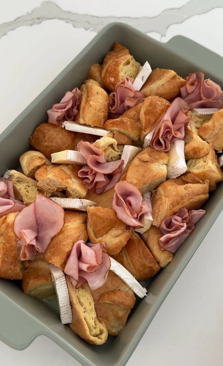 Brie & Ham Croissant Bake — ConVino Board