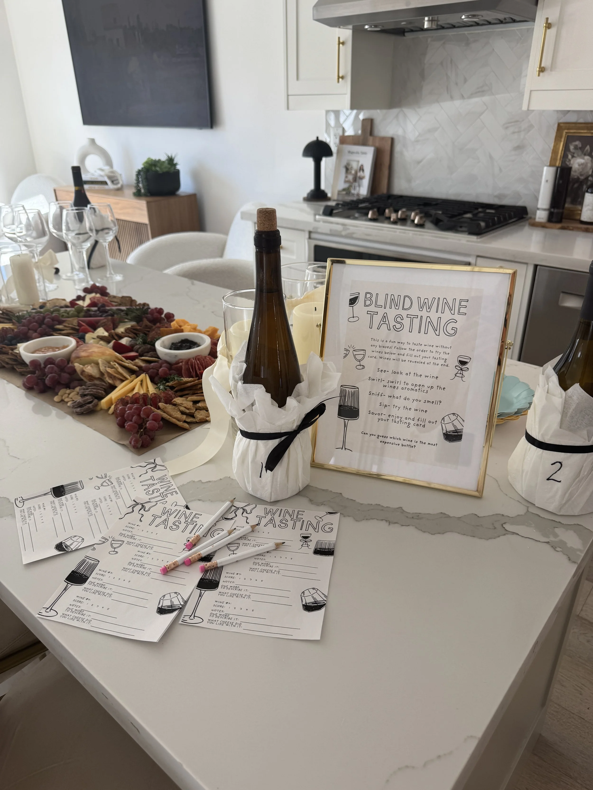 Blind Wine Tasting Dinner Party — ConVino Board