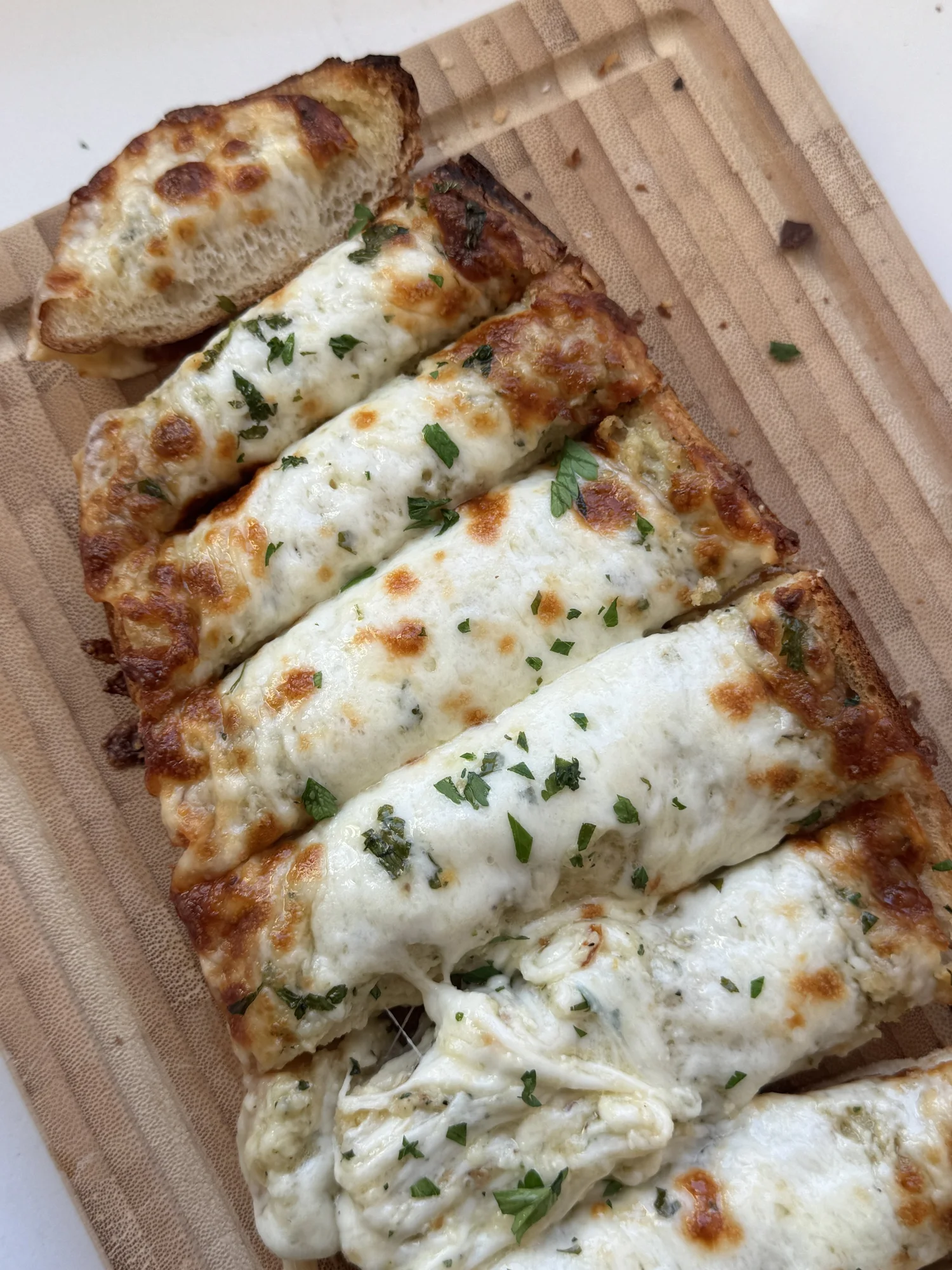 Brie Cheese Garlic Bread — ConVino Board