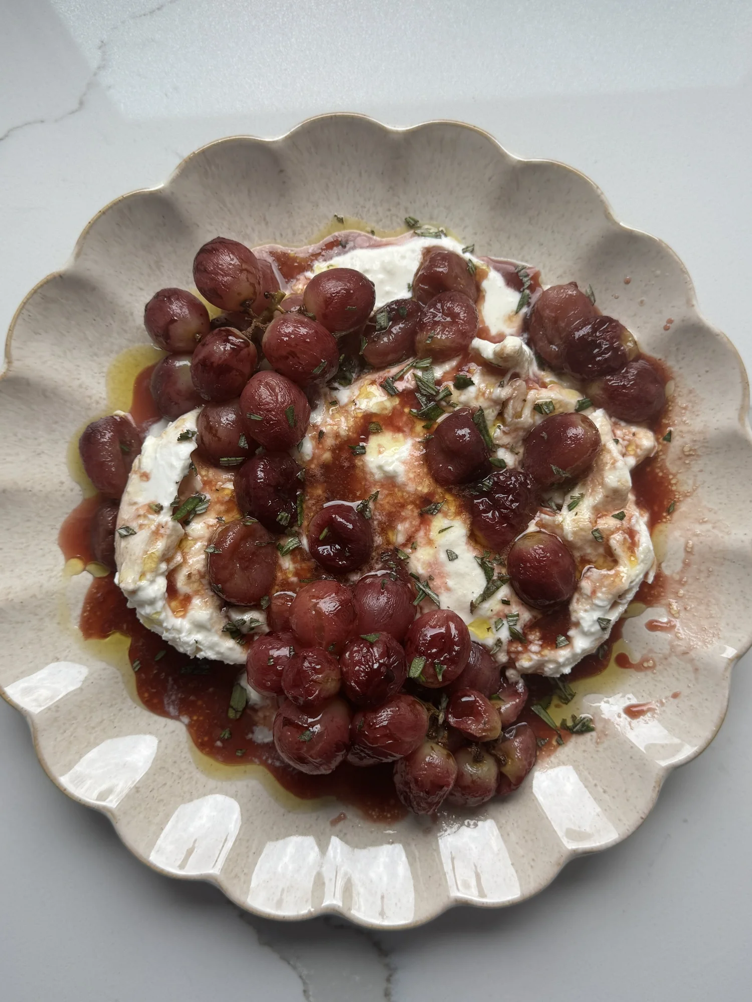 Roasted Grapes & Burrata Cheese — ConVino Board