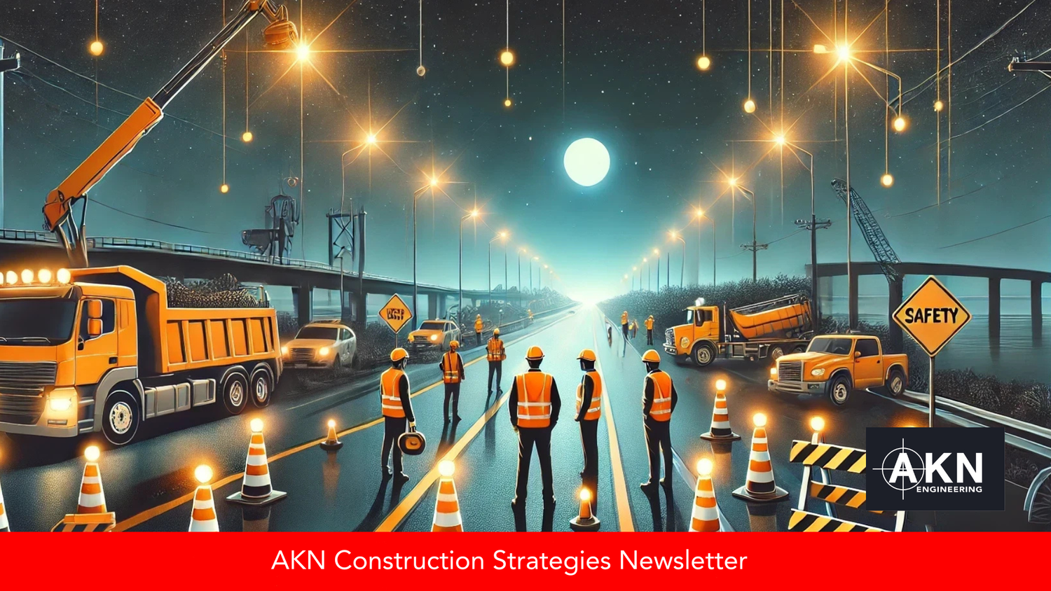 Safety Protocols for Nighttime Highway Construction — AKN Engineering ...