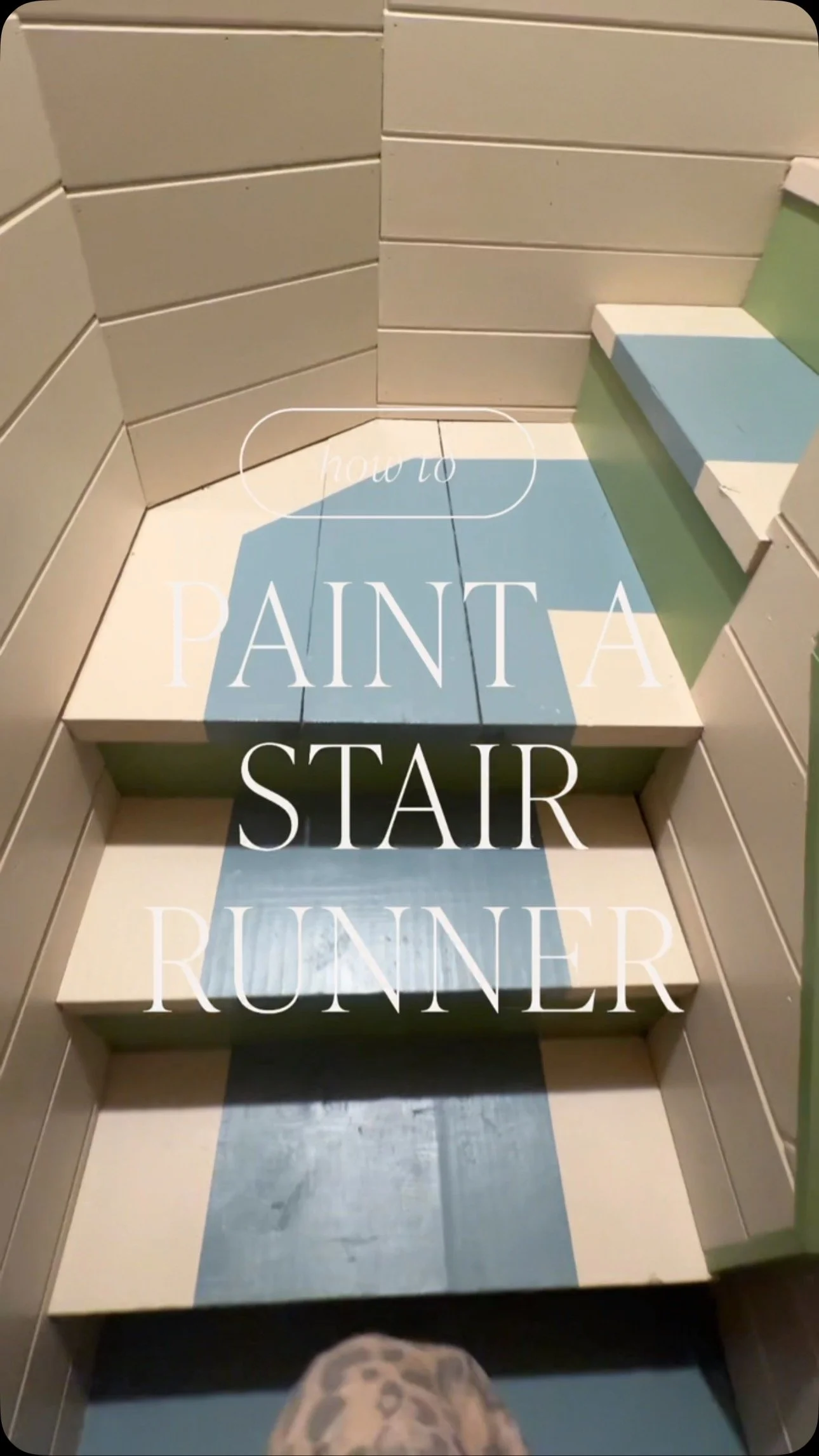 How to Paint a Stair Runner: Easy Step-by-Step DIY Guide for a Stylish ...