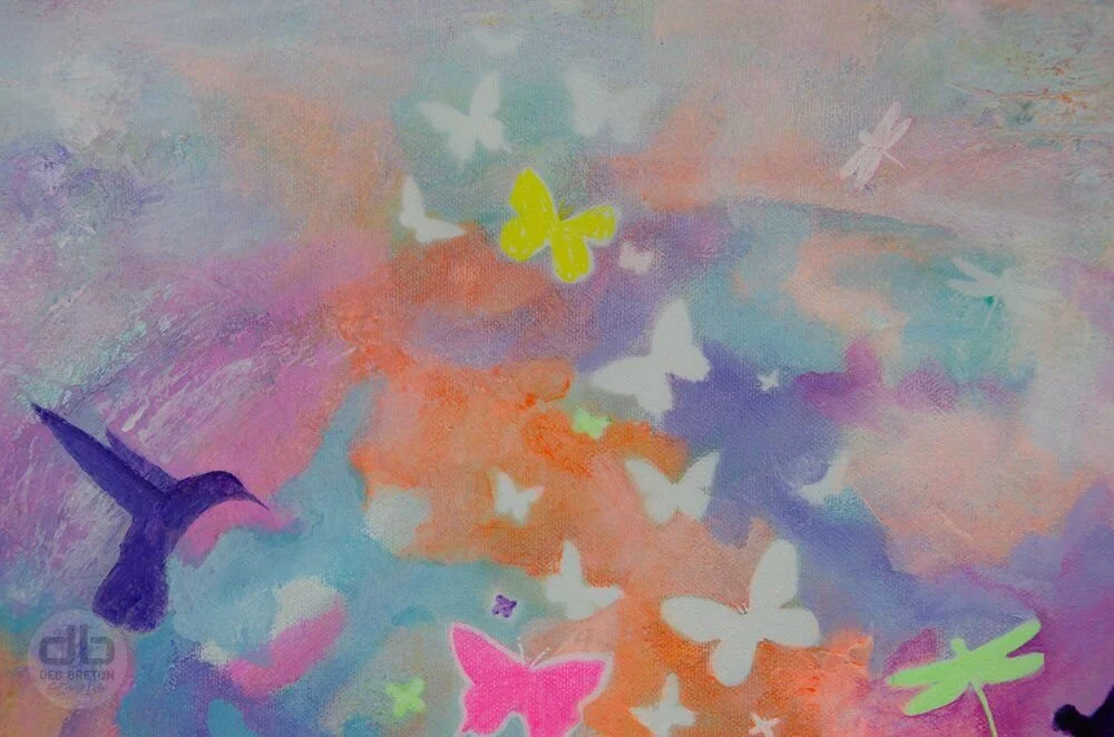 Deb Breton Studio - Famous portraits + abstract paintings and prints