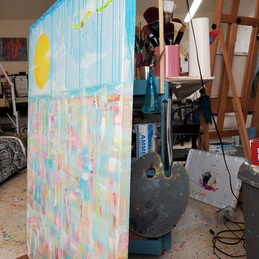 Deb Breton Studio - Famous portraits + abstract paintings and prints