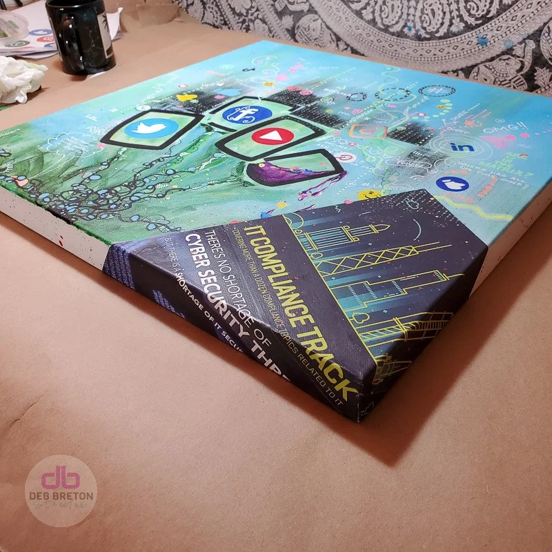 Deb Breton Studio - Famous portraits + abstract paintings and prints