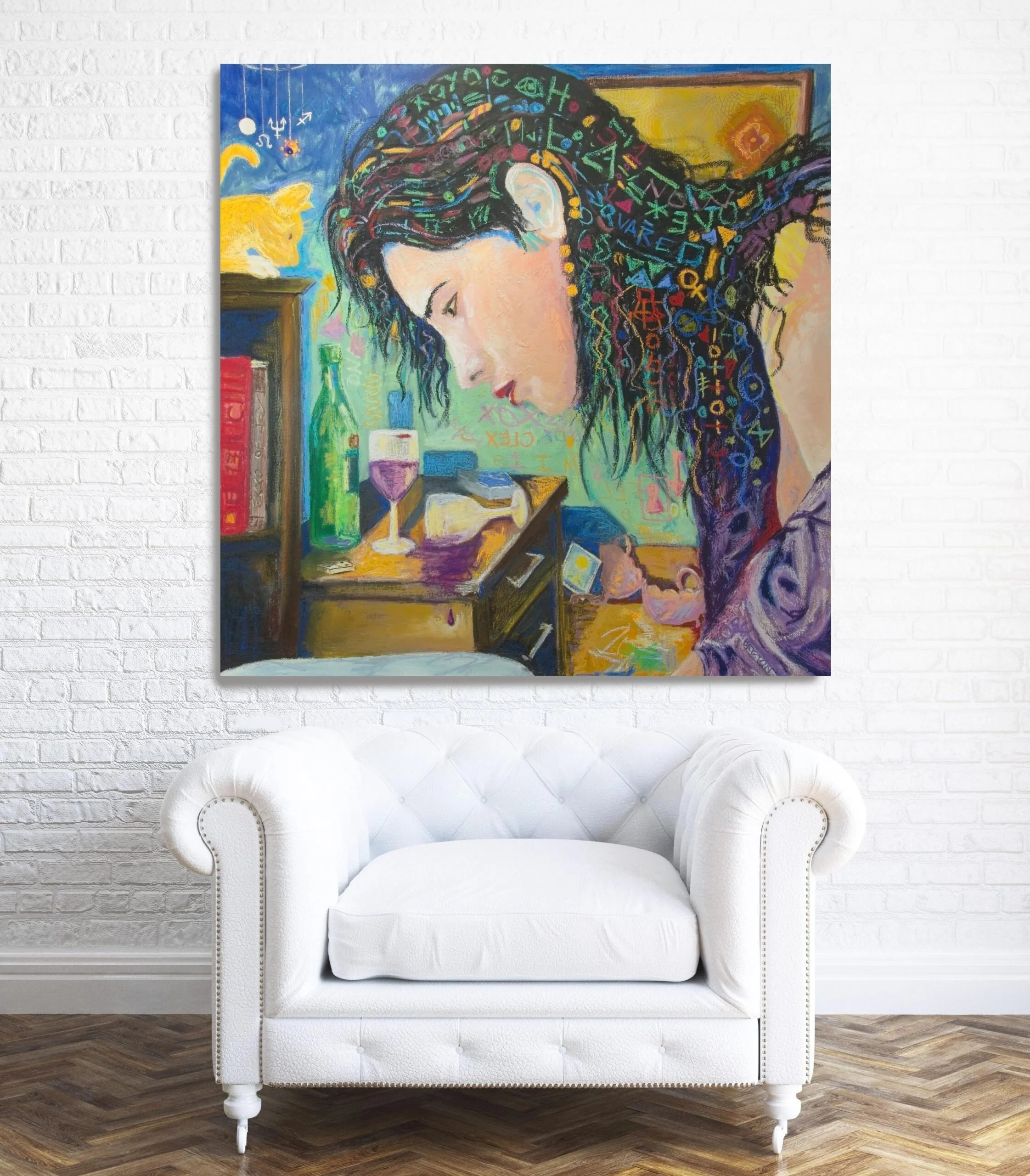 Deb Breton Studio - Famous portraits + abstract paintings and prints