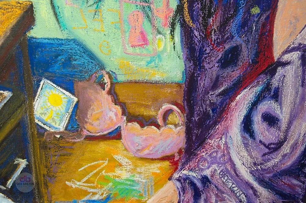 Deb Breton Studio - Famous portraits + abstract paintings and prints