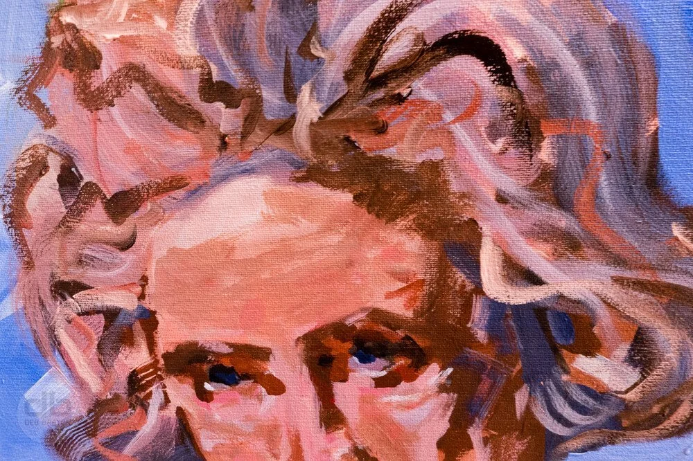 Deb Breton Studio - Famous portraits + abstract paintings and prints