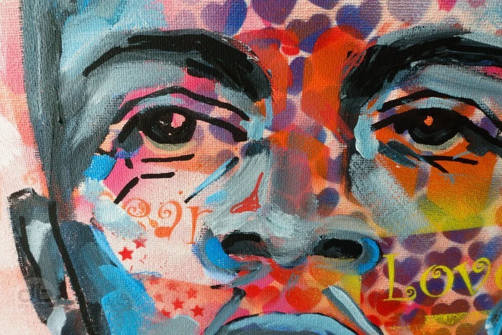 Deb Breton Studio - Famous portraits + abstract paintings and prints