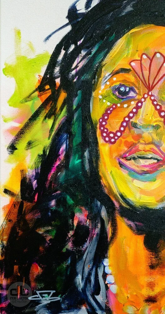 Deb Breton Studio - Famous portraits + abstract paintings and prints