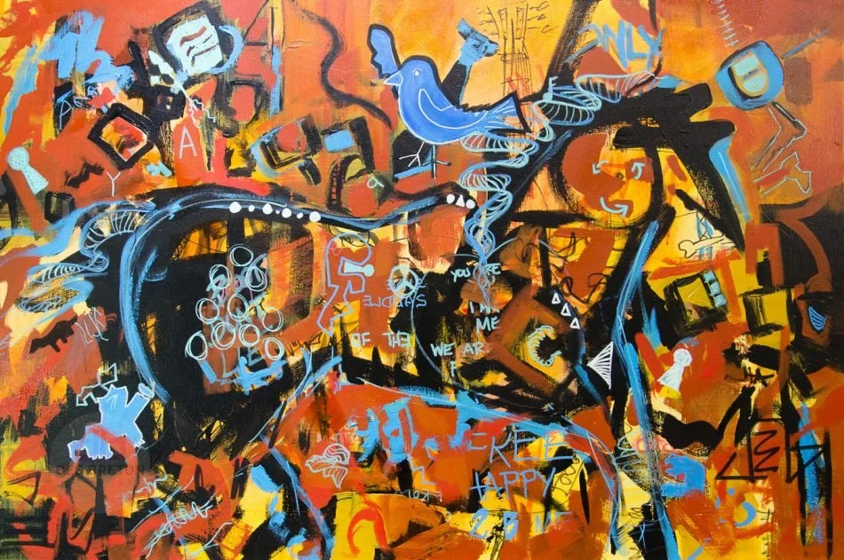 Deb Breton Studio - Famous portraits + abstract paintings and prints