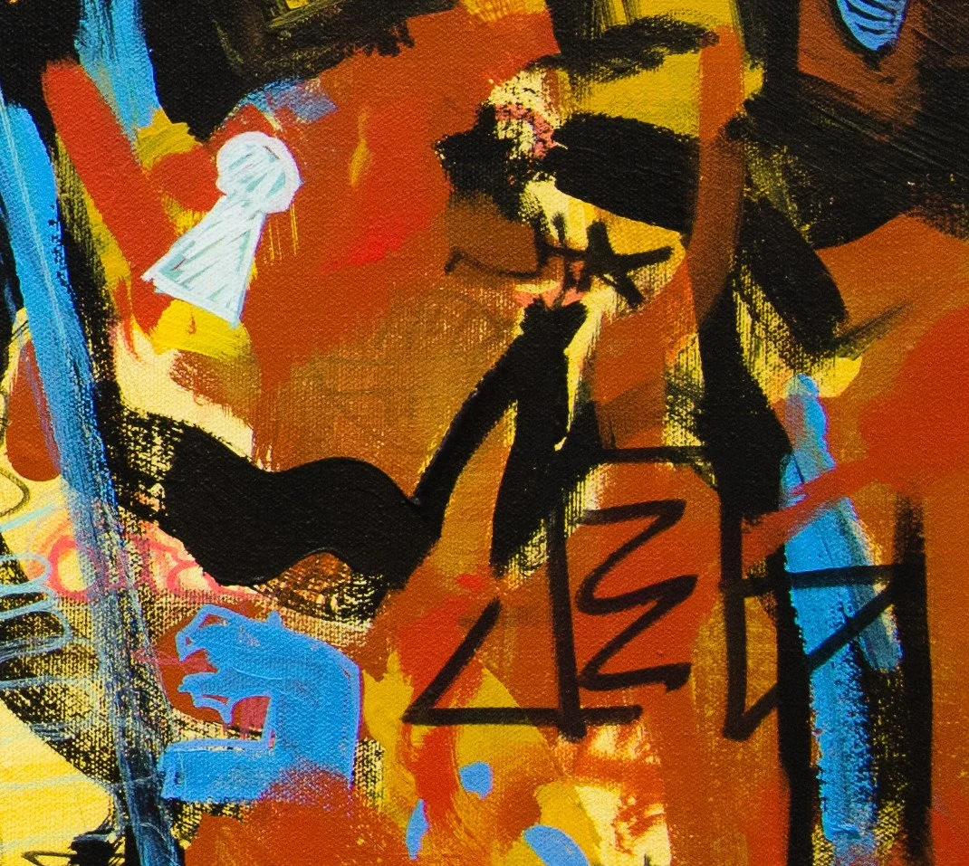 Deb Breton Studio - Famous portraits + abstract paintings and prints