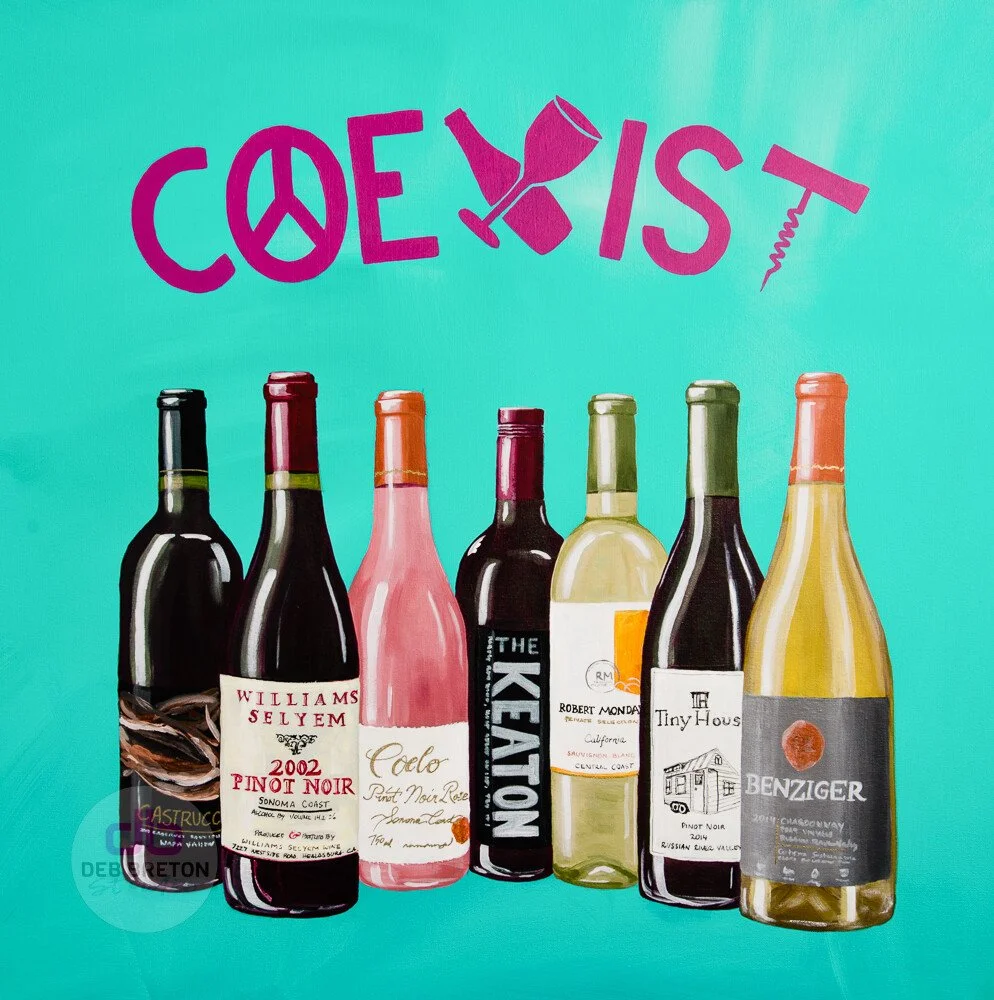 Deb Breton Studio - Famous portraits + abstract paintings and prints