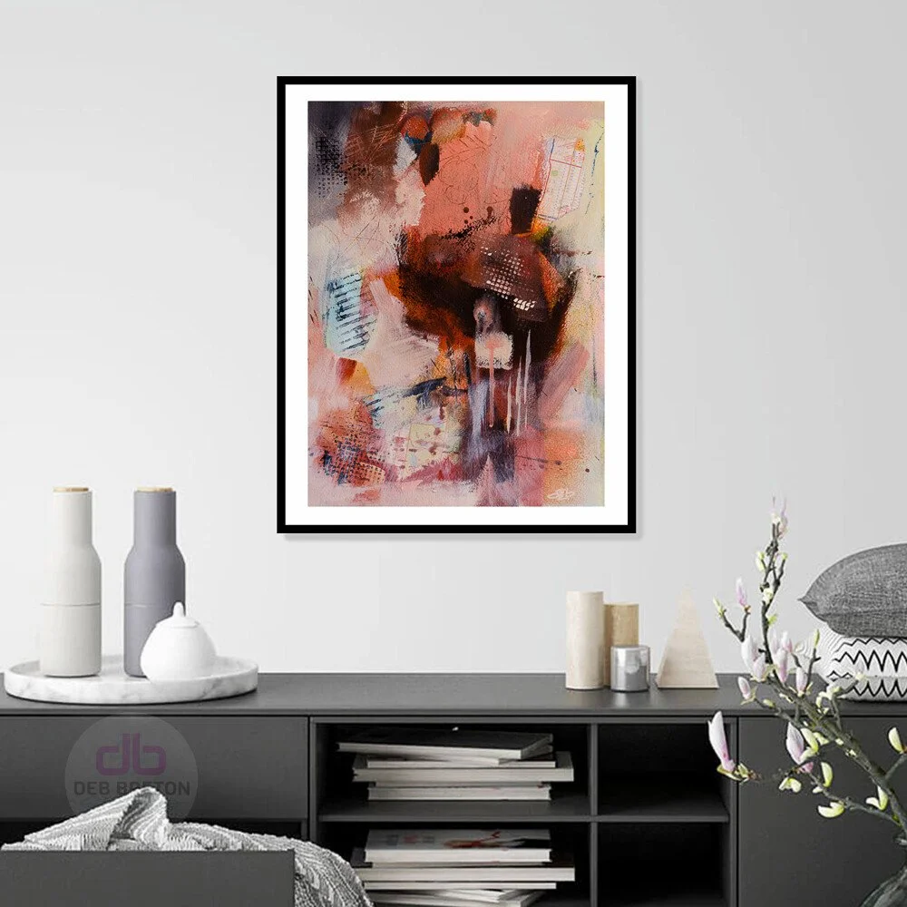Deb Breton Studio - Famous portraits + abstract paintings and prints