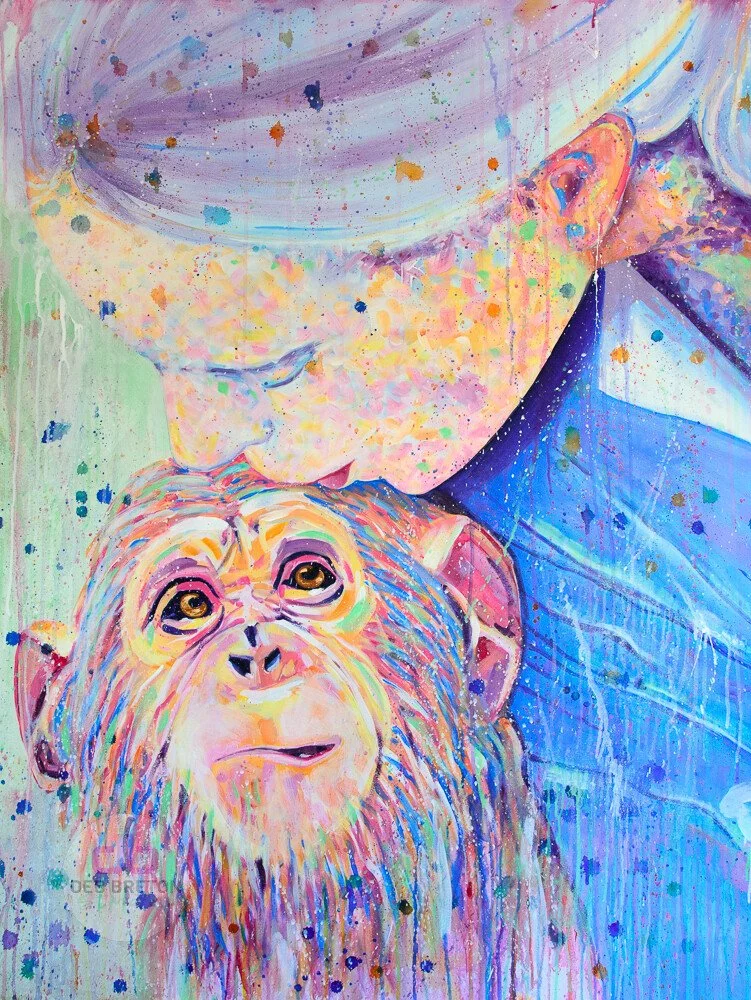 Deb Breton Studio - Famous portraits + abstract paintings and prints