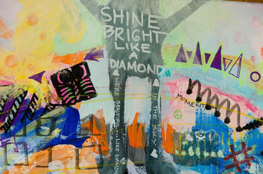 Deb Breton Studio - Famous portraits + abstract paintings and prints