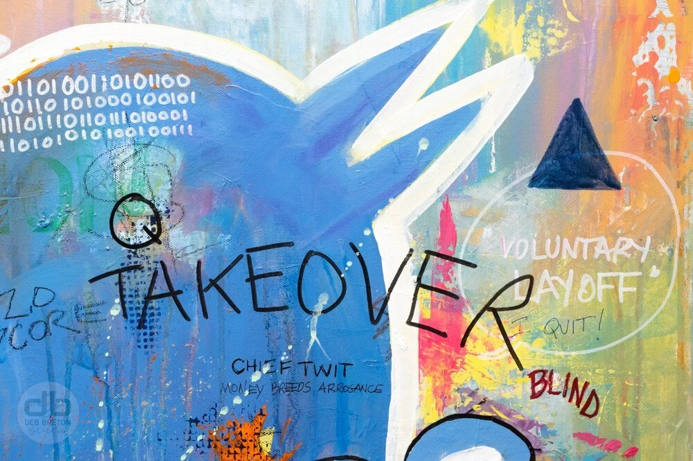 Deb Breton Studio - Famous portraits + abstract paintings and prints