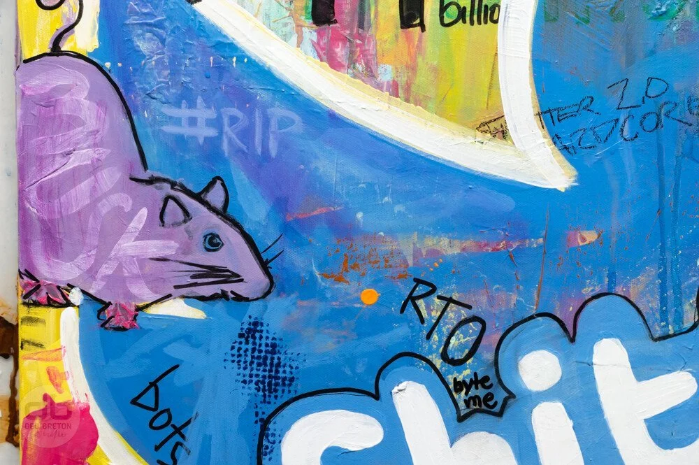 Deb Breton Studio - Famous portraits + abstract paintings and prints