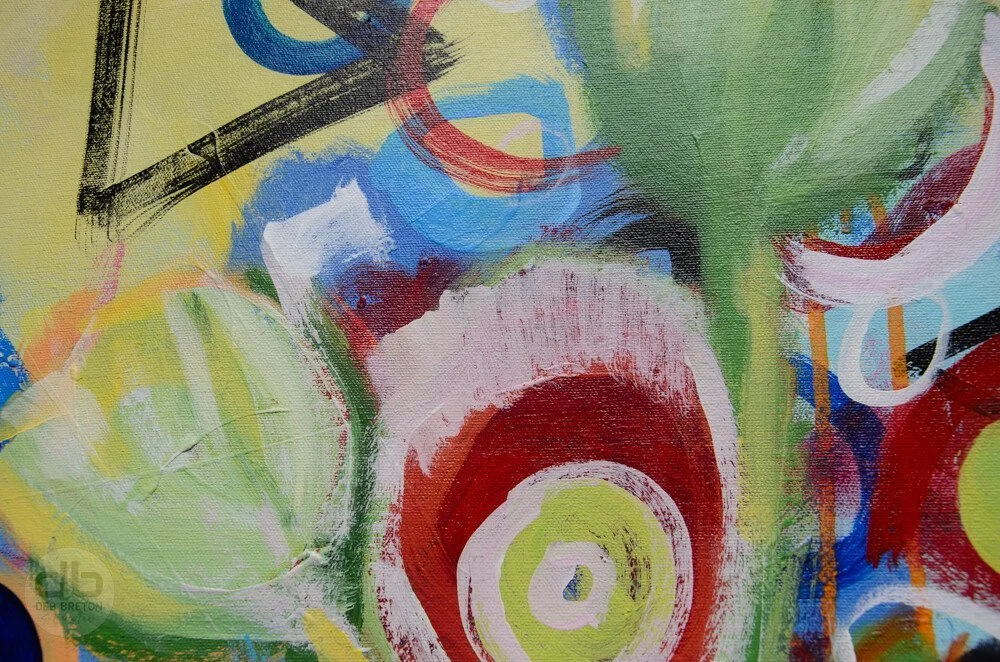 Deb Breton Studio - Famous portraits + abstract paintings and prints