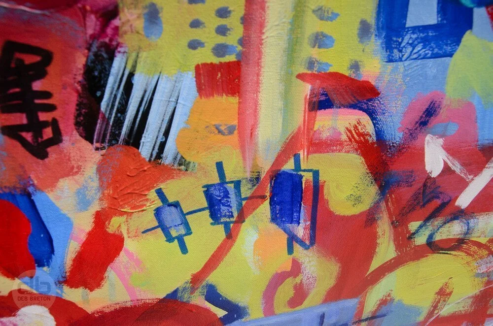 Deb Breton Studio - Famous portraits + abstract paintings and prints