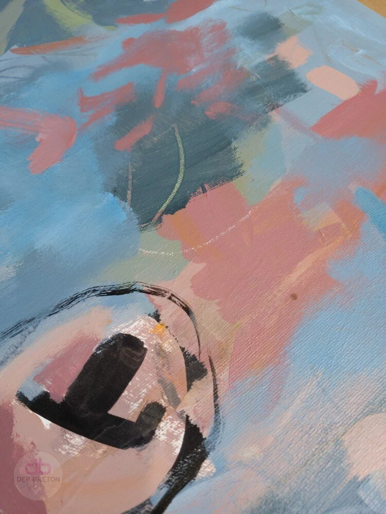 Deb Breton Studio - Famous portraits + abstract paintings and prints