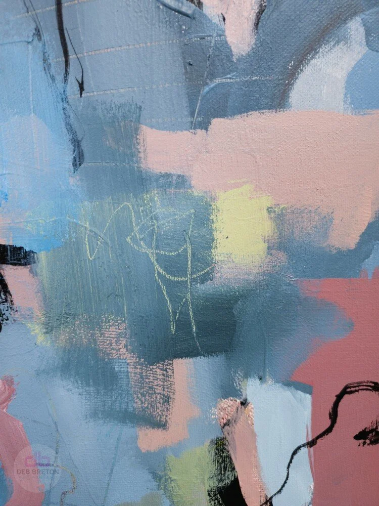 Deb Breton Studio - Famous portraits + abstract paintings and prints