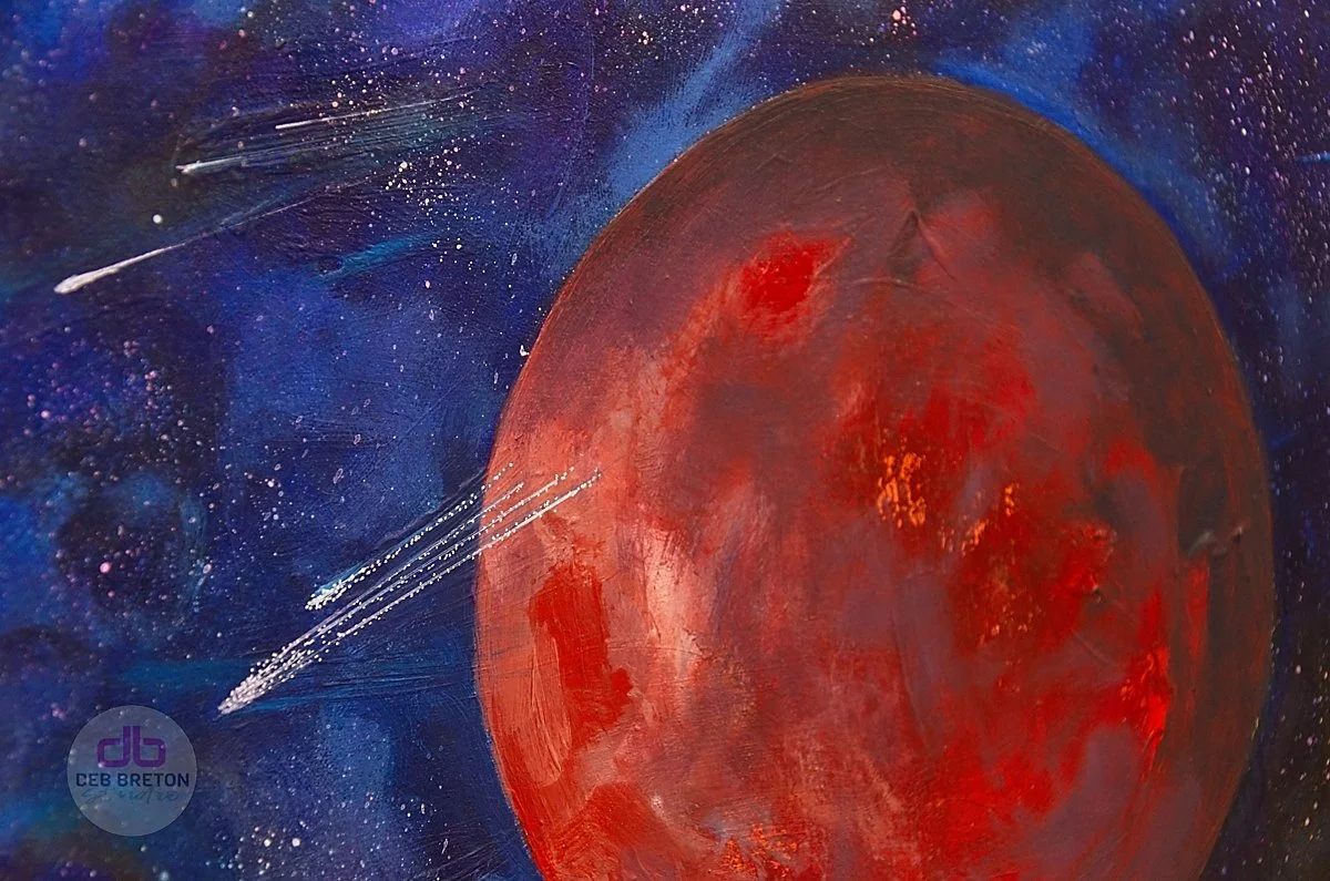 Deb Breton Studio - Famous portraits + abstract paintings and prints