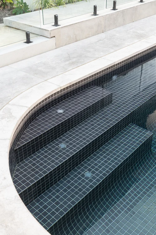 Balwyn Project | Modern Curved Pool & Raised Spa Design | Mint ...