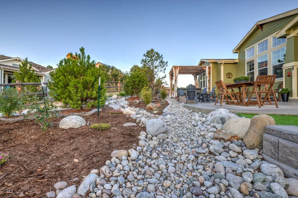 Colorado Homes With Rock Landscaping