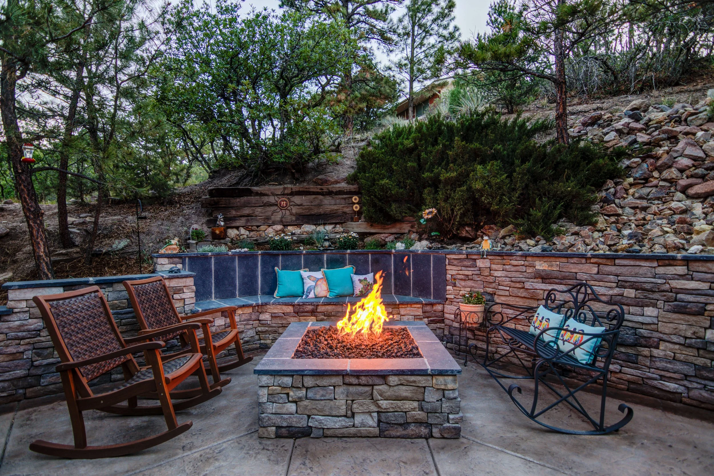 Carved Terrace | Residential Landscape Design in Colorado Springs ...