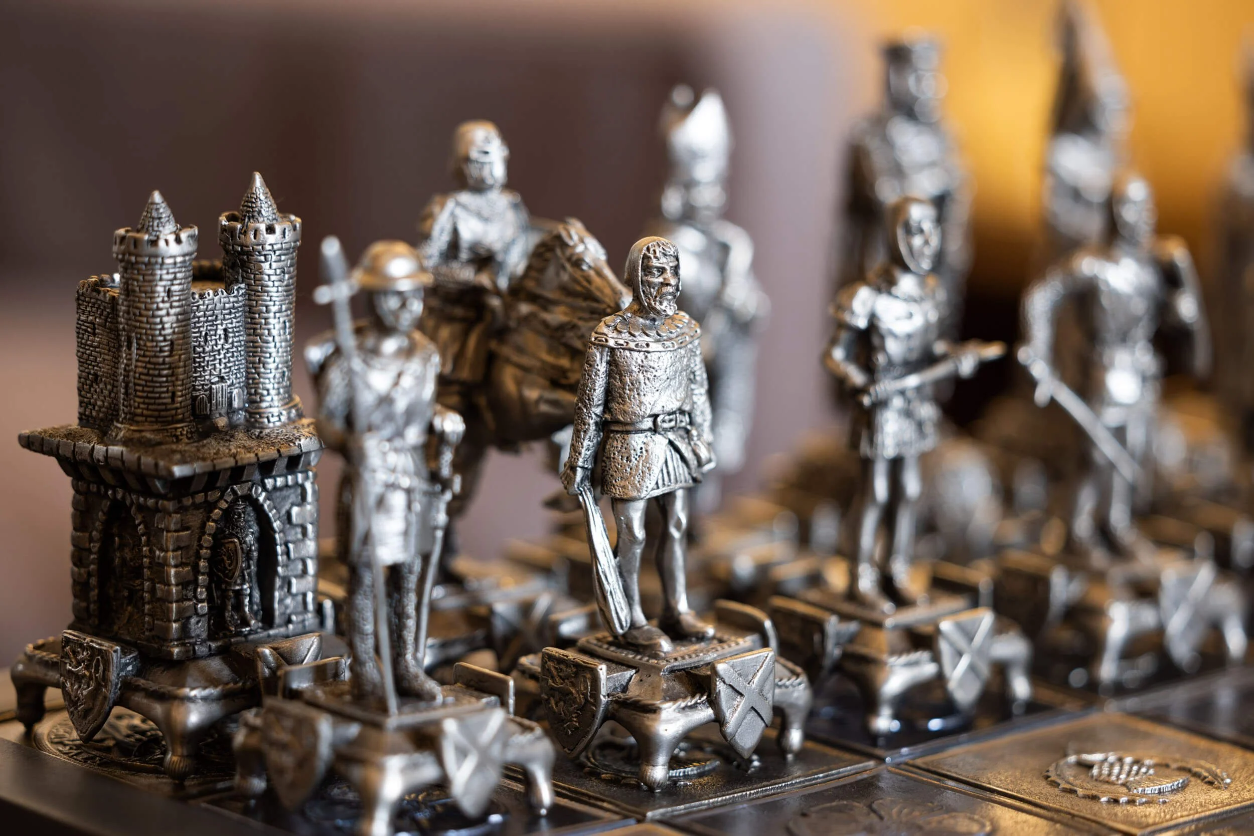 Battle of Bannockburn Chess Set — Stirling 1314
