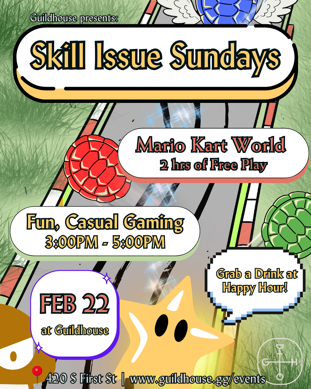Skill Issue Sunday: Mario Kart World Meetup — Guildhouse