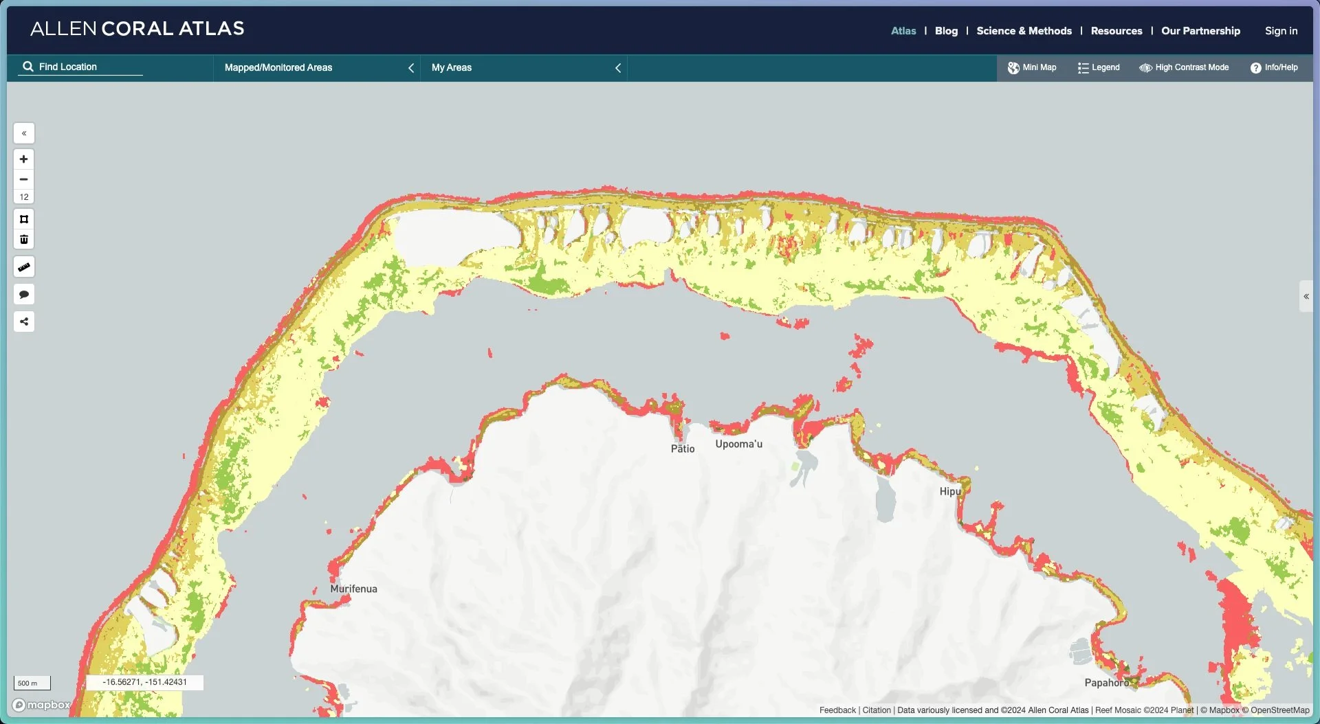 Global Coral Reef Allen Coral Atlas — Marine Ecosystems Monitoring Lab