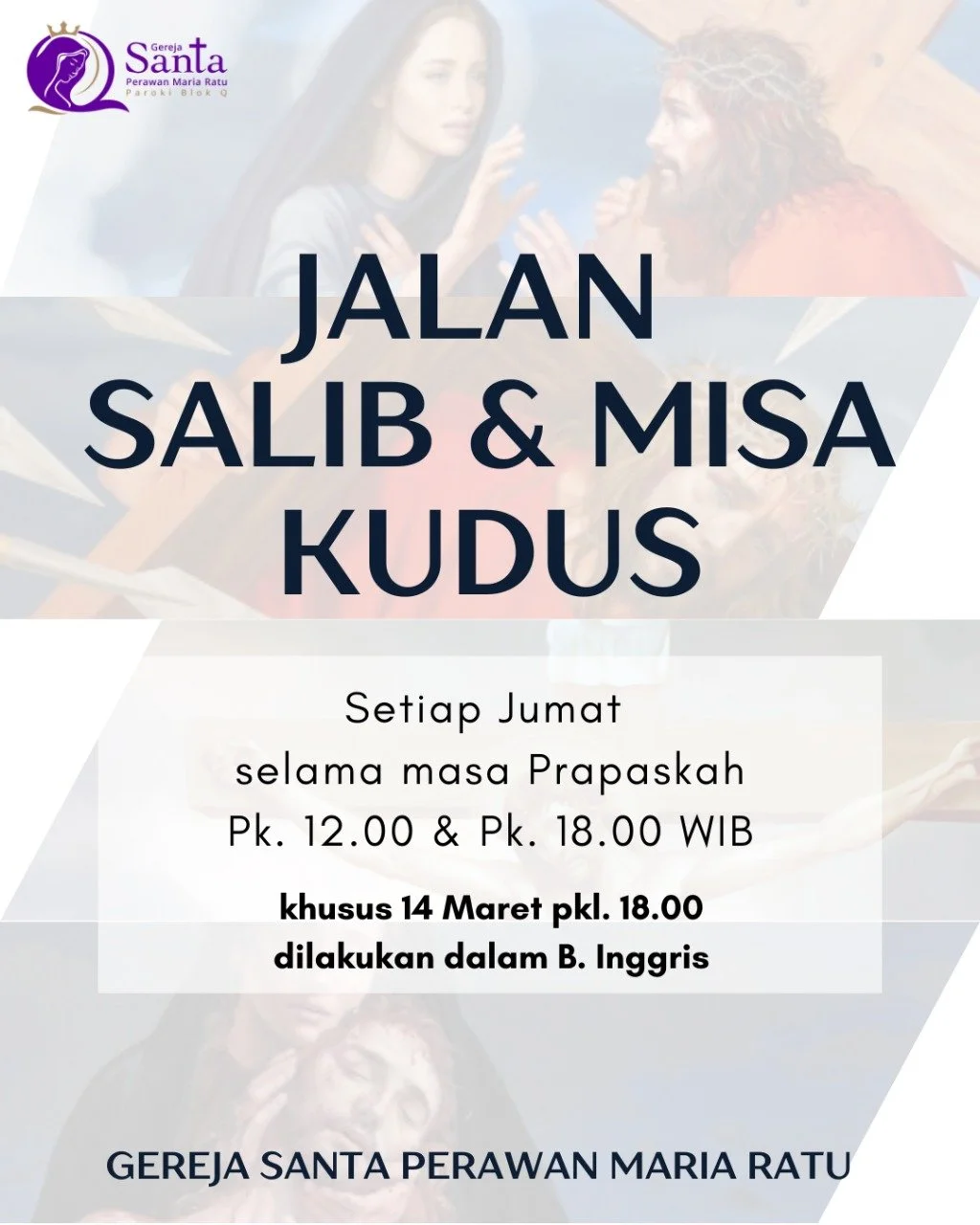 Gereja Santa Perawan Maria Ratu, Paroki Blok Q