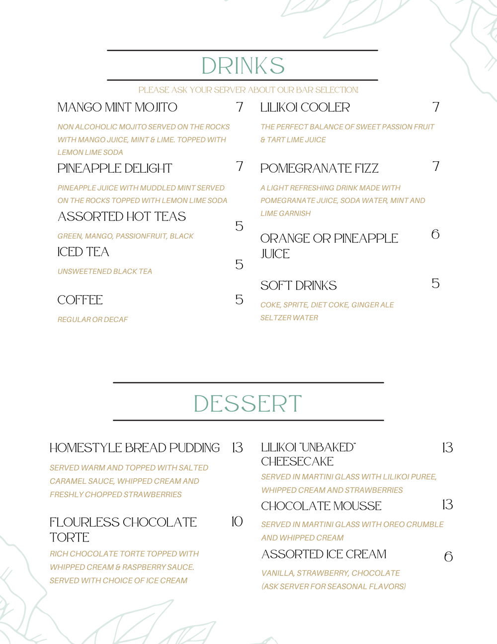 Lunch — Cafe Julia Hawaii