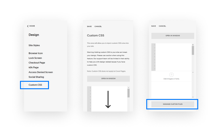 How To Add And Apply Custom Fonts To Squarespace 71 Untitled Site Co