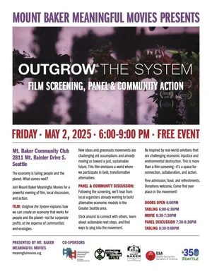 Outgrow the System: Film Screening, Panel & Community Action. — Mount ...