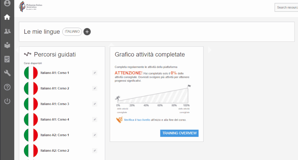 E-LEARNING — The Philippine Italian Association