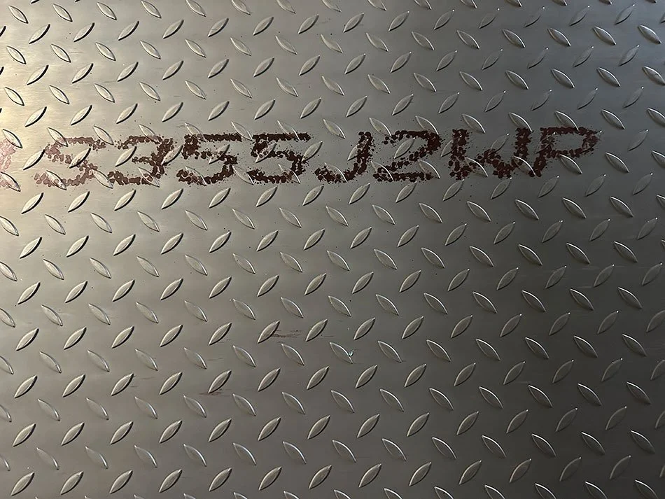 Corten Cor-ten Weathering Rust Steel Safety Tread Plate Sheet — Corten ...