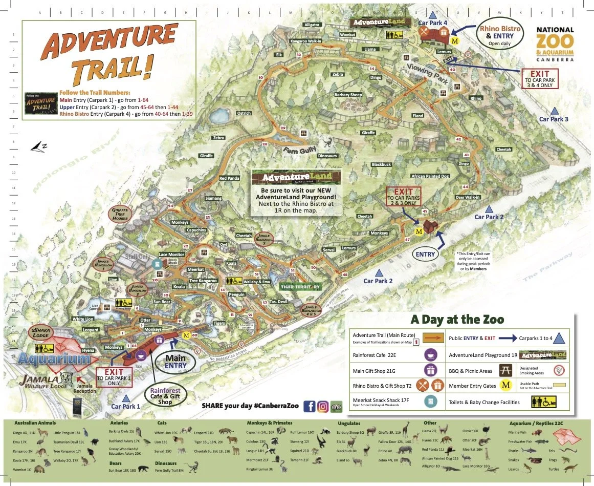 Zoo Map | Explore & Discover — Book Your Visit — National Zoo & Aquarium