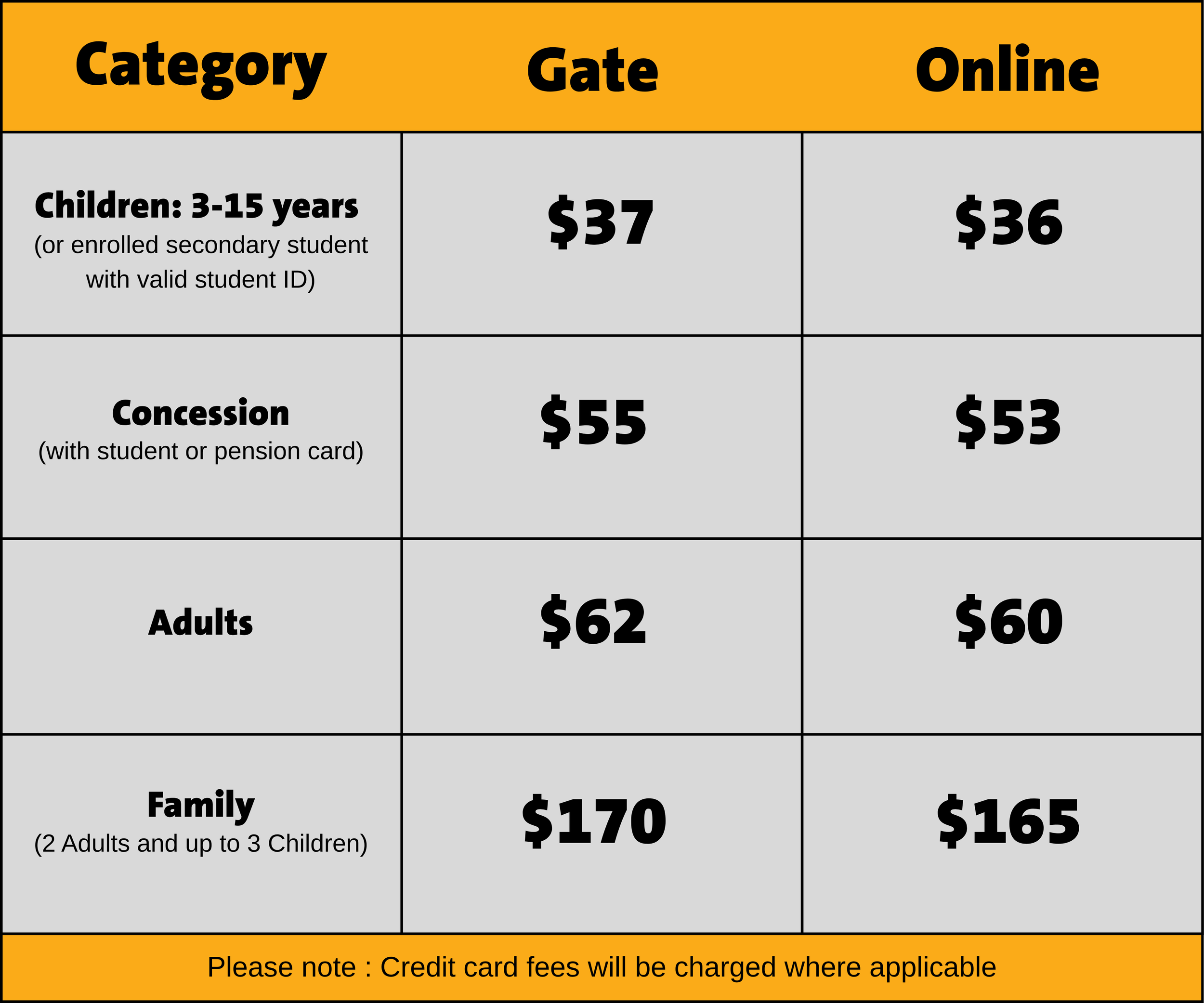 Entry Prices | Explore Tickets & Save Now — National Zoo & Aquarium