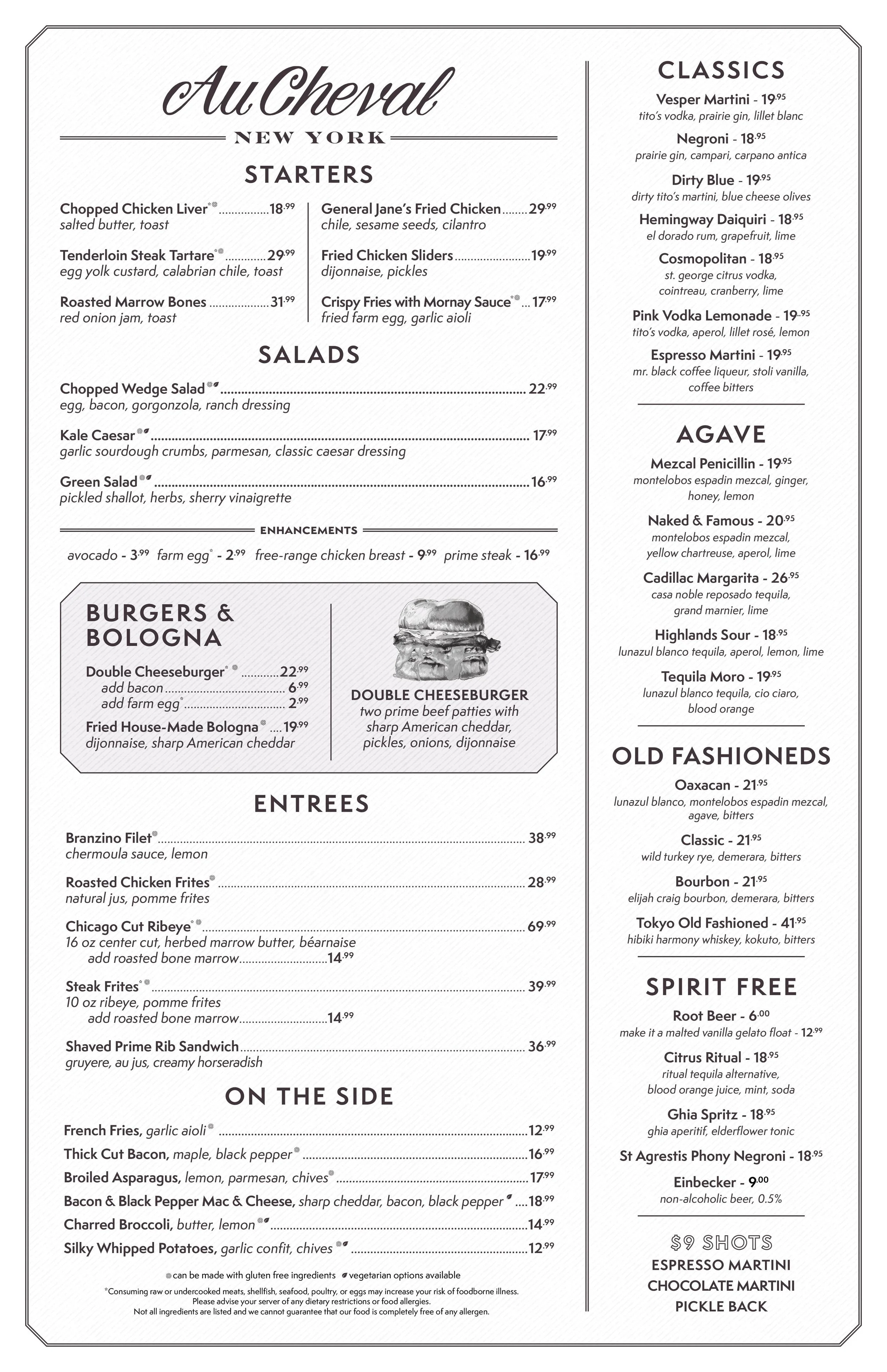 Food & Drink — Au Cheval | NYC