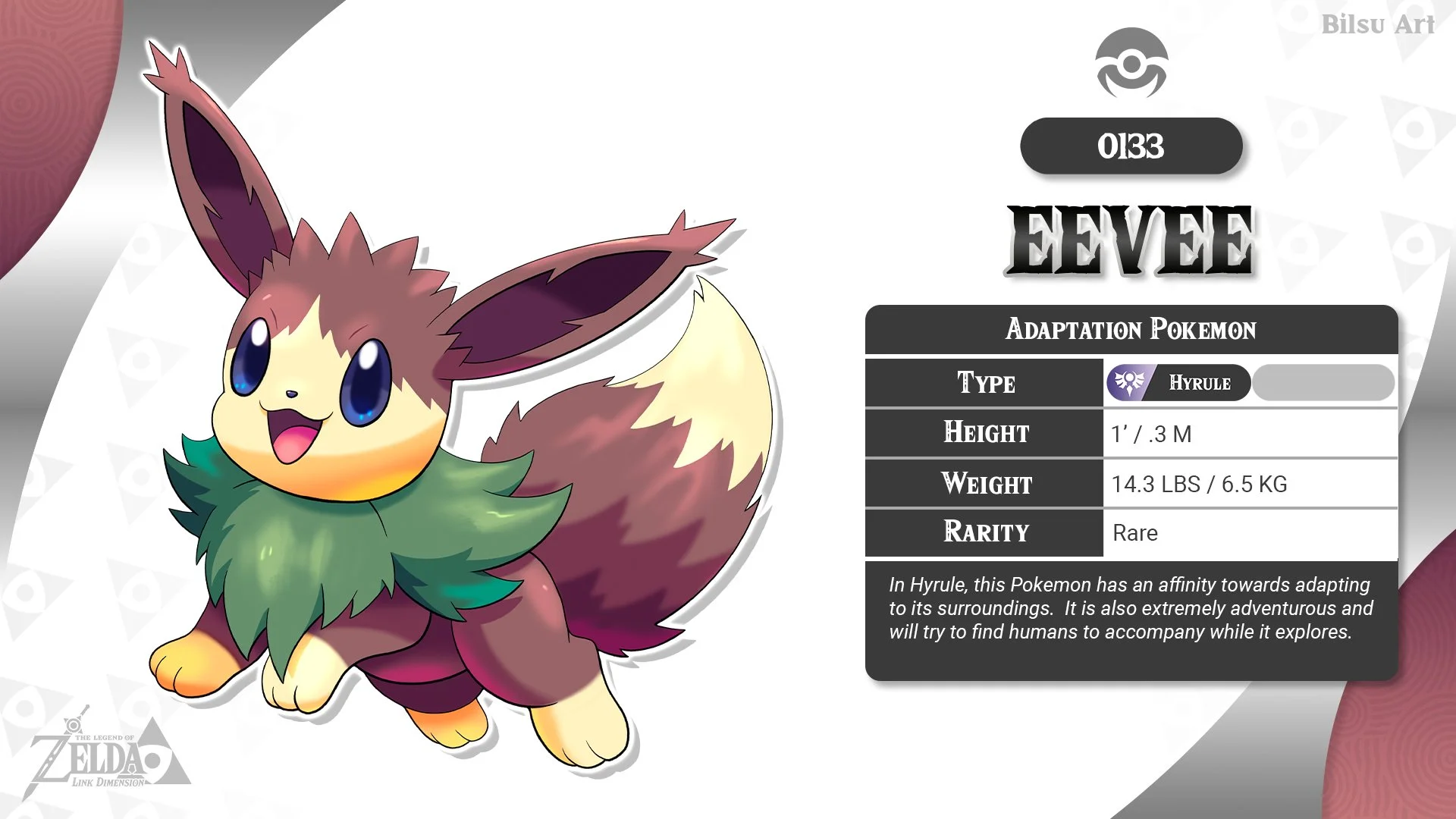Hyrulean Eevee — Bilsu Art