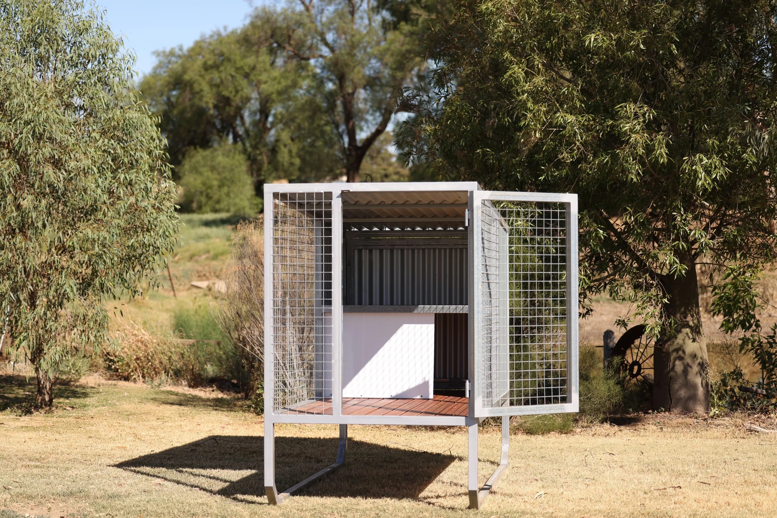 Raised Dog Kennels — Jimmy's Metal Fab