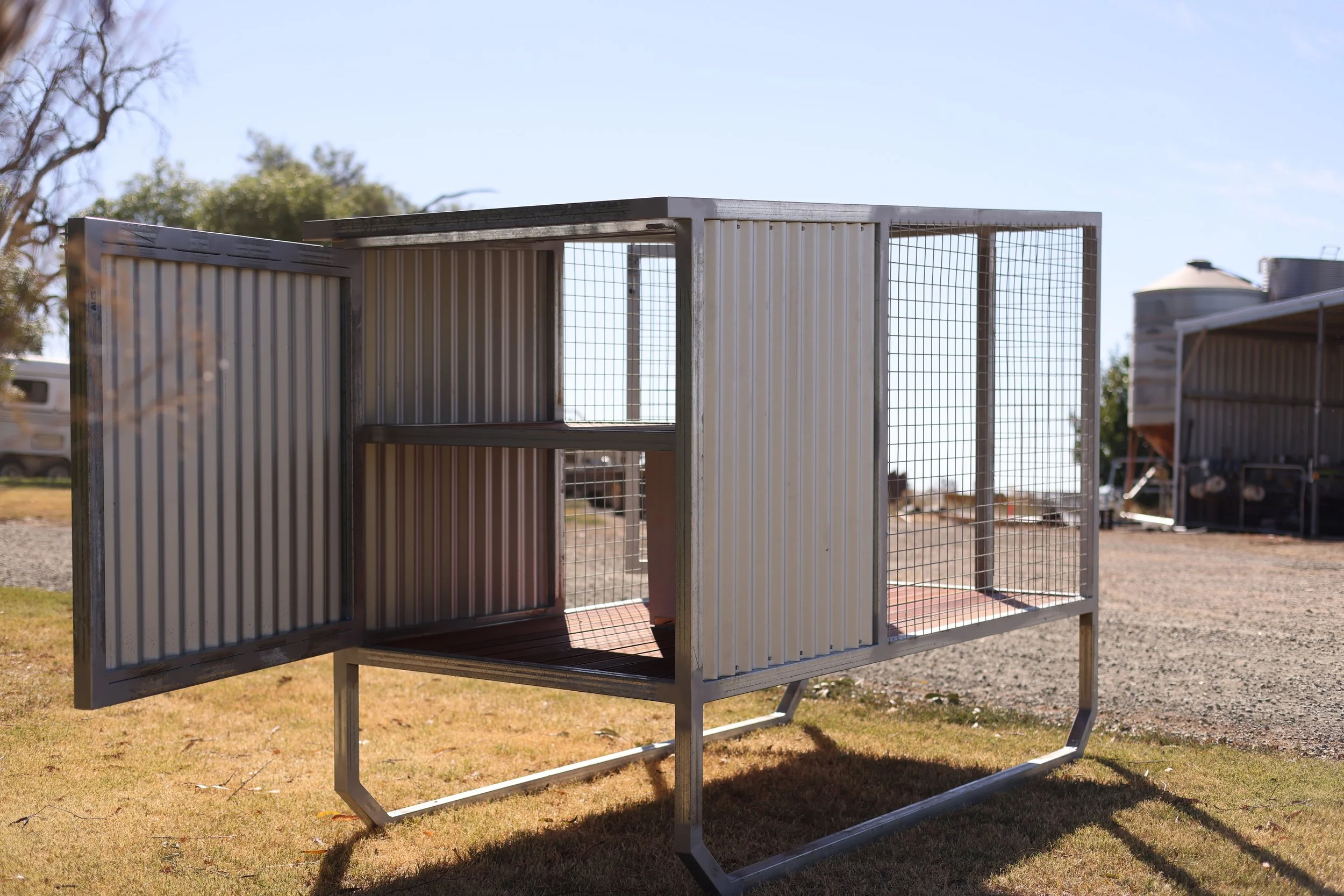 Raised Dog Kennels — Jimmy's Metal Fab