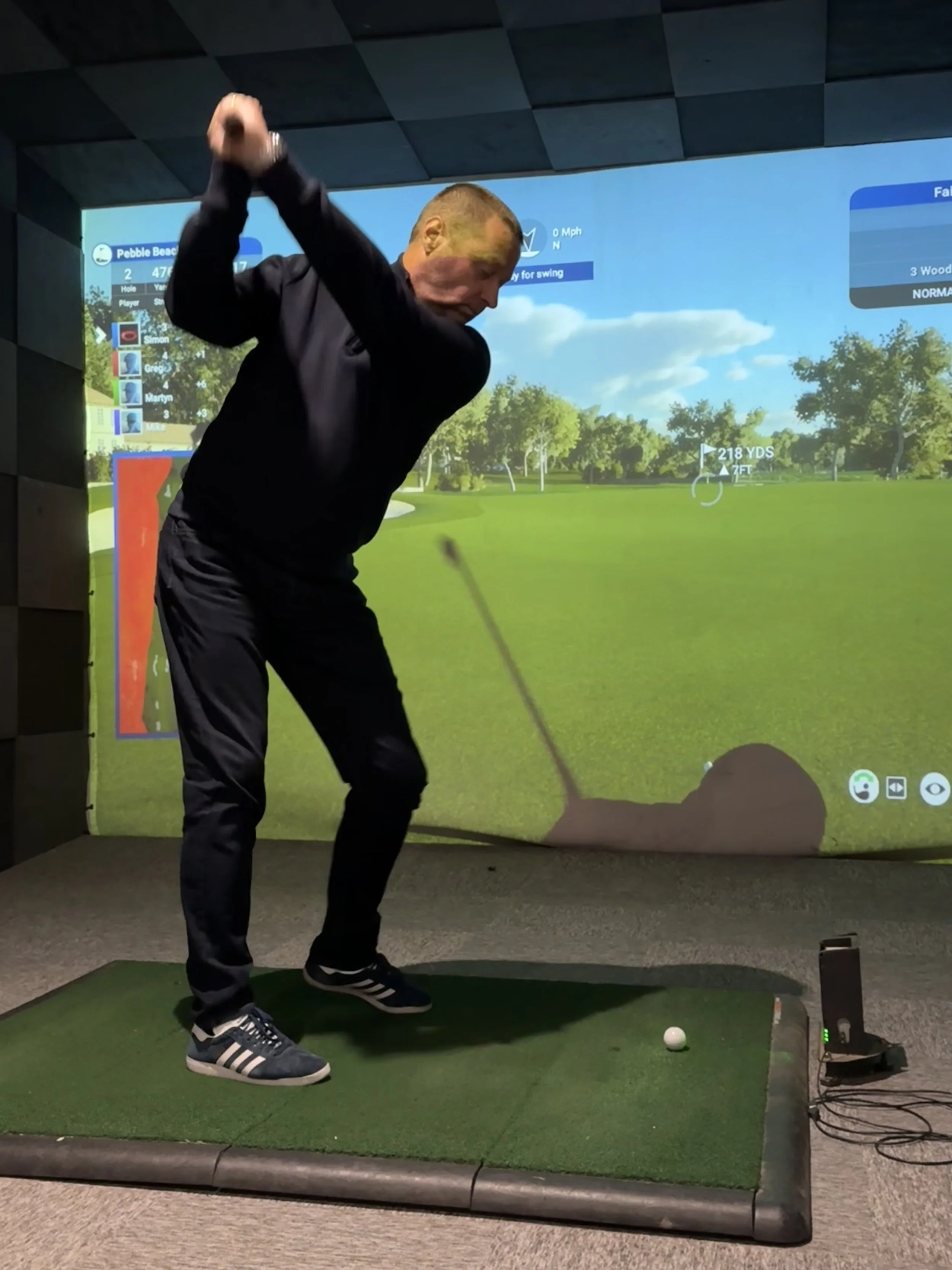 Dataflexnet Team Tests Their Skills at Golf Spot’s Virtual Golf ...