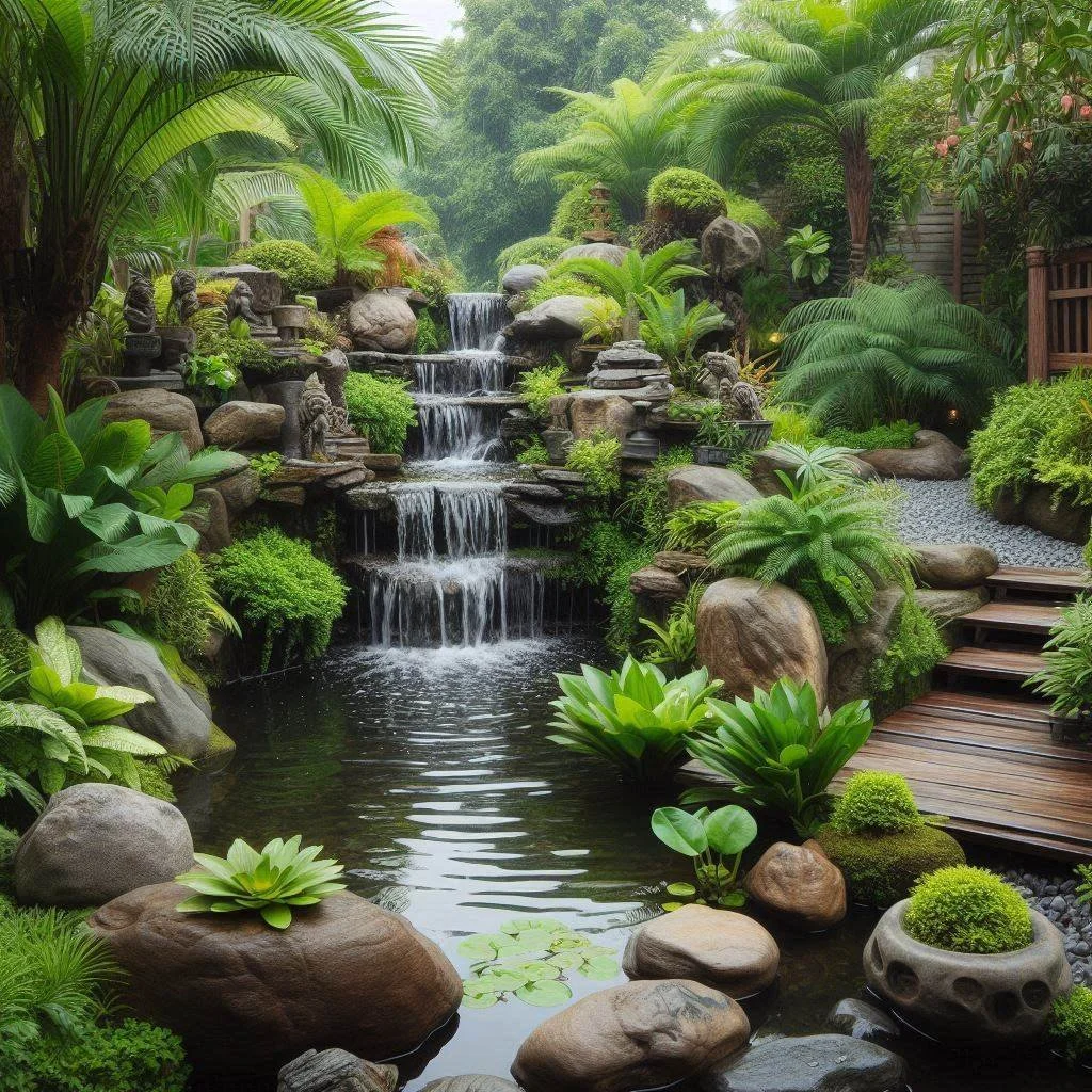 15 Stunning Small Ponds with Waterfalls for Your Yard
