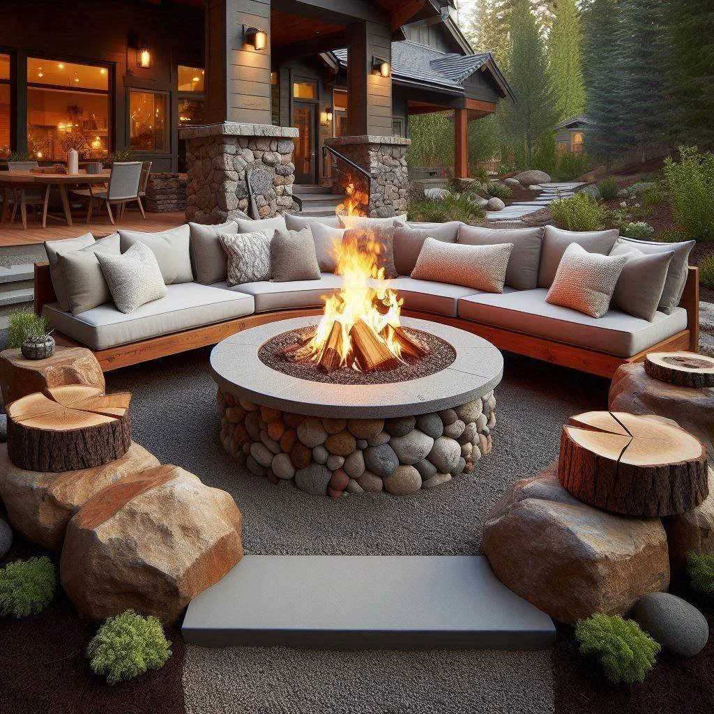 15 Fire Pit Seating Ideas for Outdoor Comfort