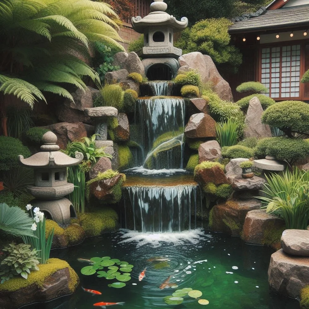 15 Stunning Small Ponds with Waterfalls for Your Yard
